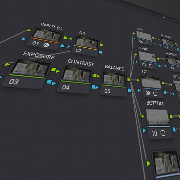 Fixed Node Tree Collection | 20 PowerGrade Presets for DaVinci Resolve