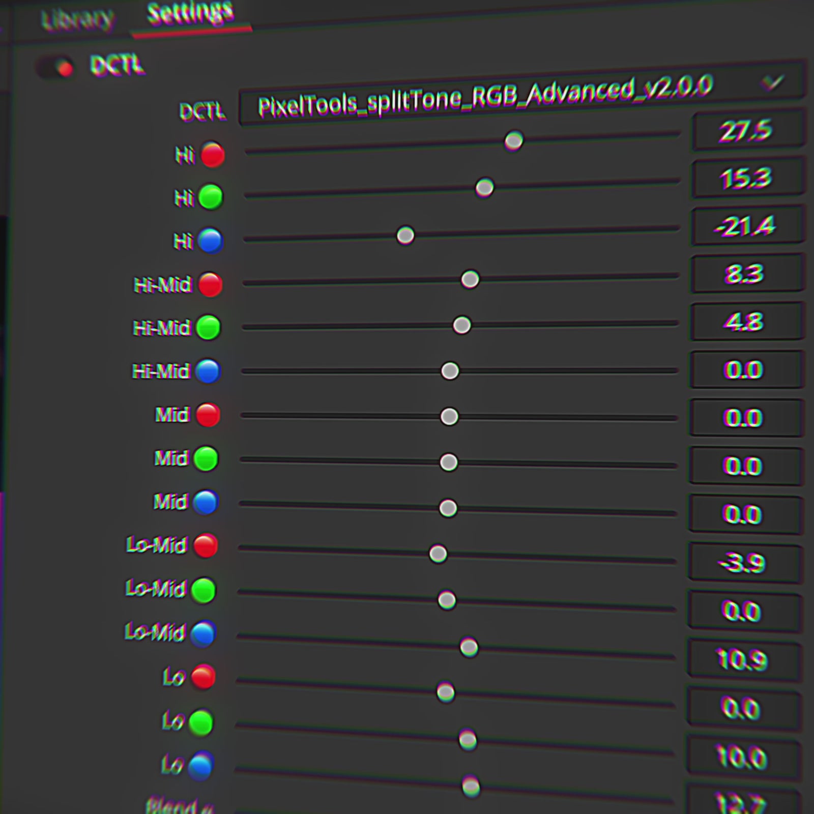 Split/Tone™ DCTL for DaVinci Resolve | PixelTools DCTL Plug-In